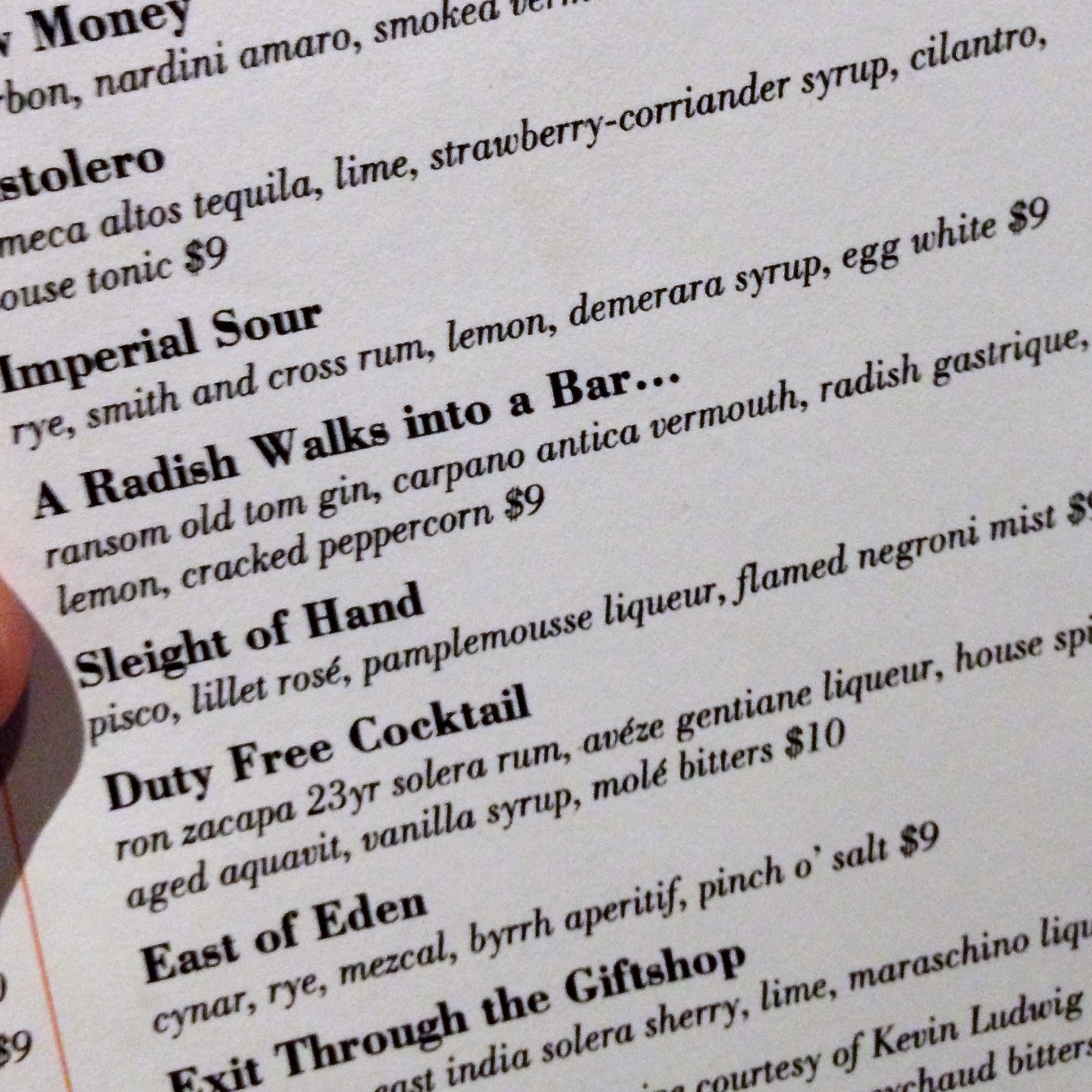 Portland Bar Review: Imperial – Summit Sips
